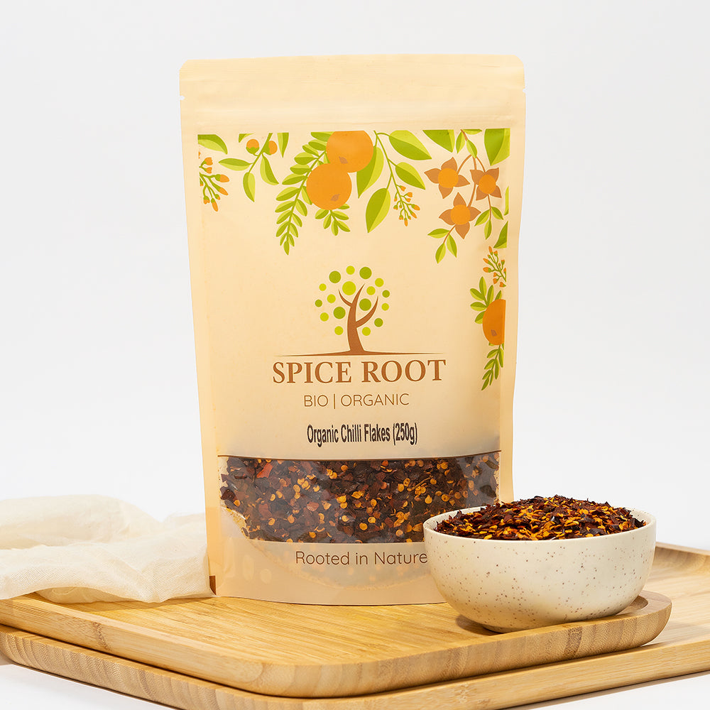 Organic Chilli Flakes 250g – Spice Root