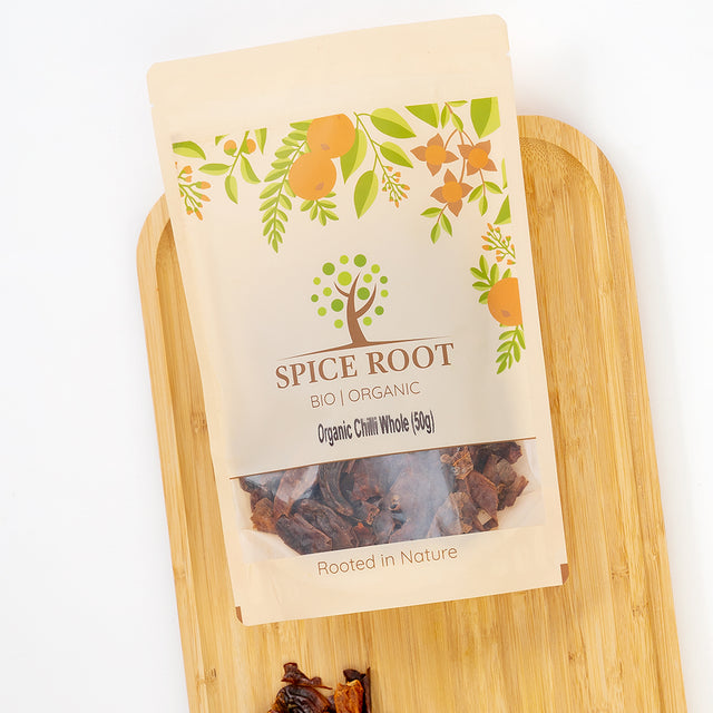 Organic Chilli Whole 50g – Spice Root