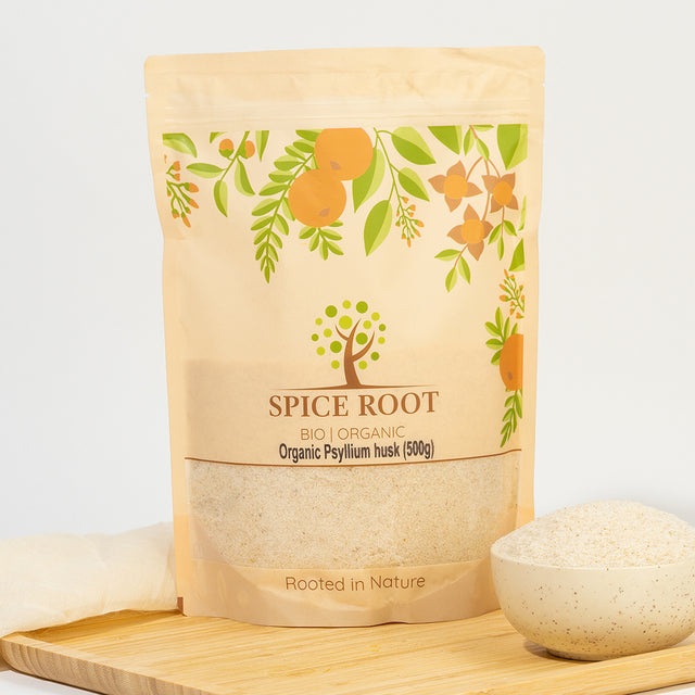 Organic Psyllium Husk 500g – Spice Root